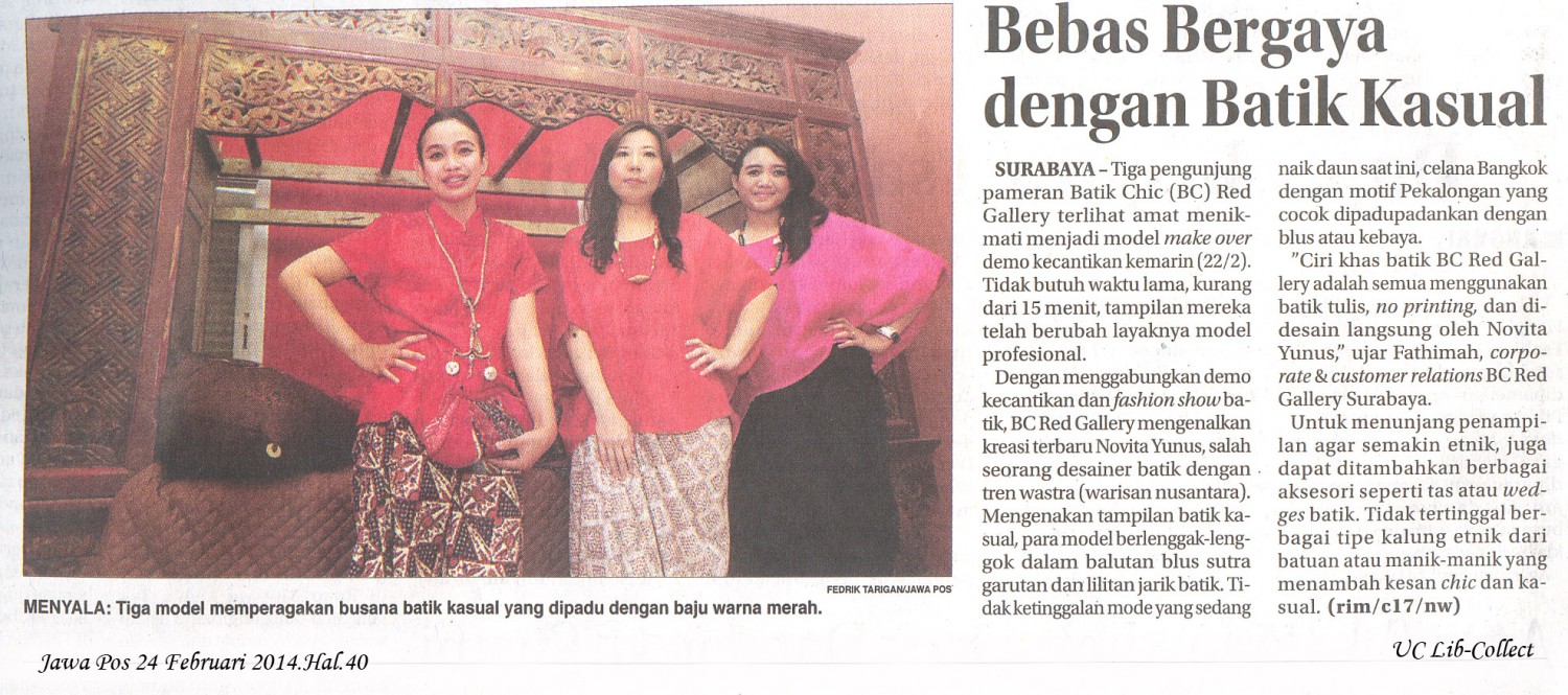 Bebas Bergaya dengan Batik Kasual - Library