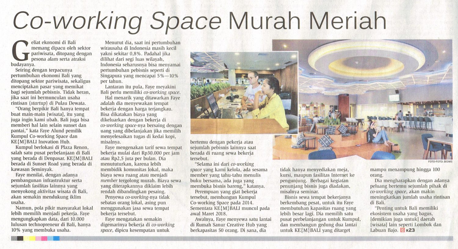 Co-working Space Murah Meriah - Library