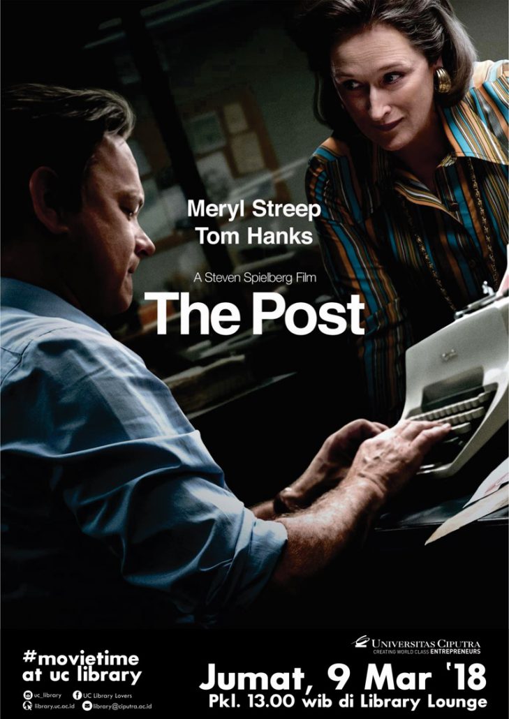 Movie Time @ UC Library - The Post - Library