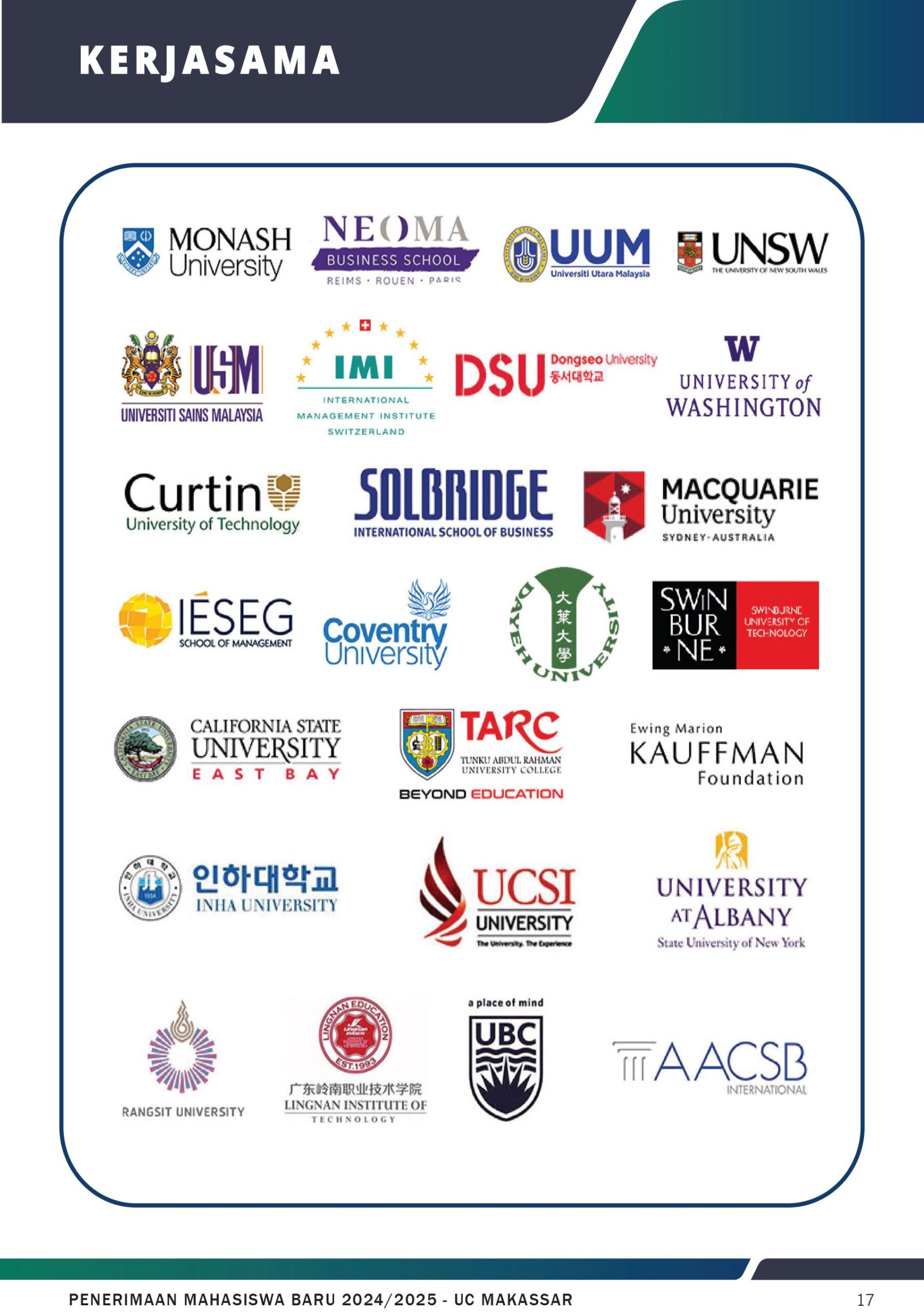 Enrollment Guidance Book - Ciputra School of Business Makassar