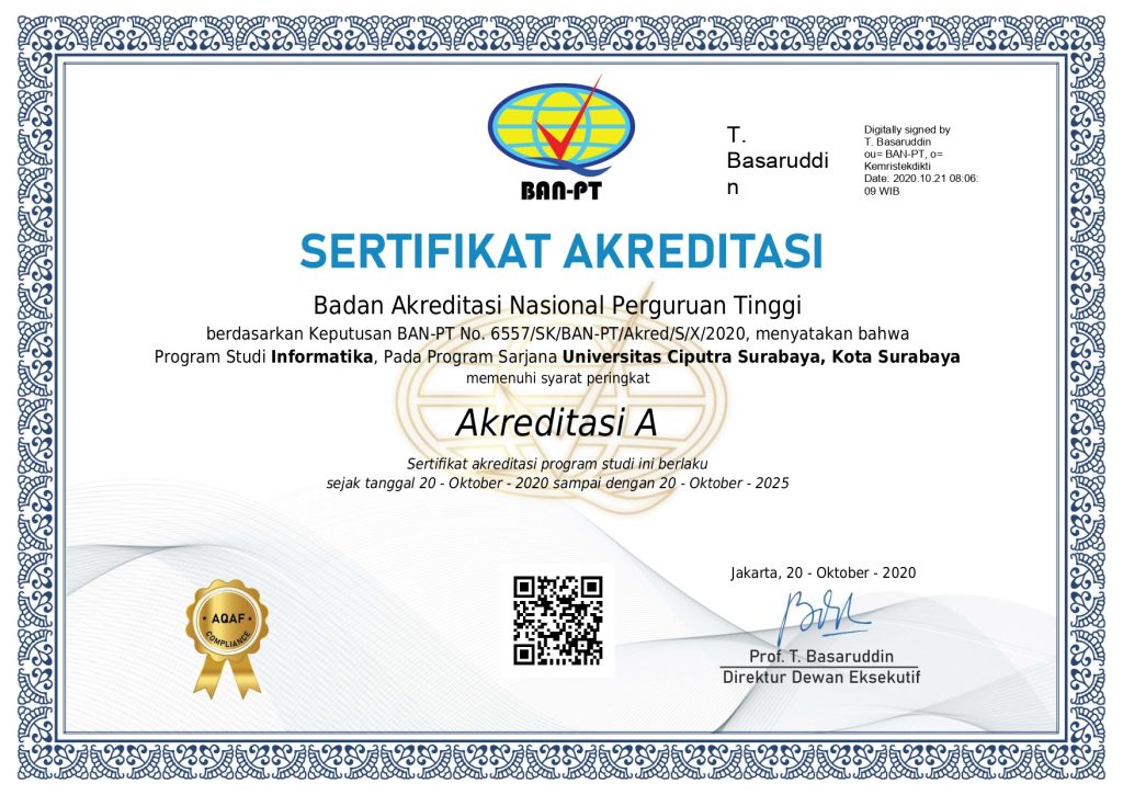 Certification & Accreditation – Quality Assurance