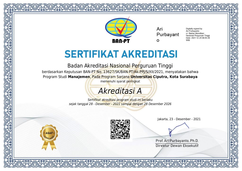 Certification & Accreditation – Quality Assurance