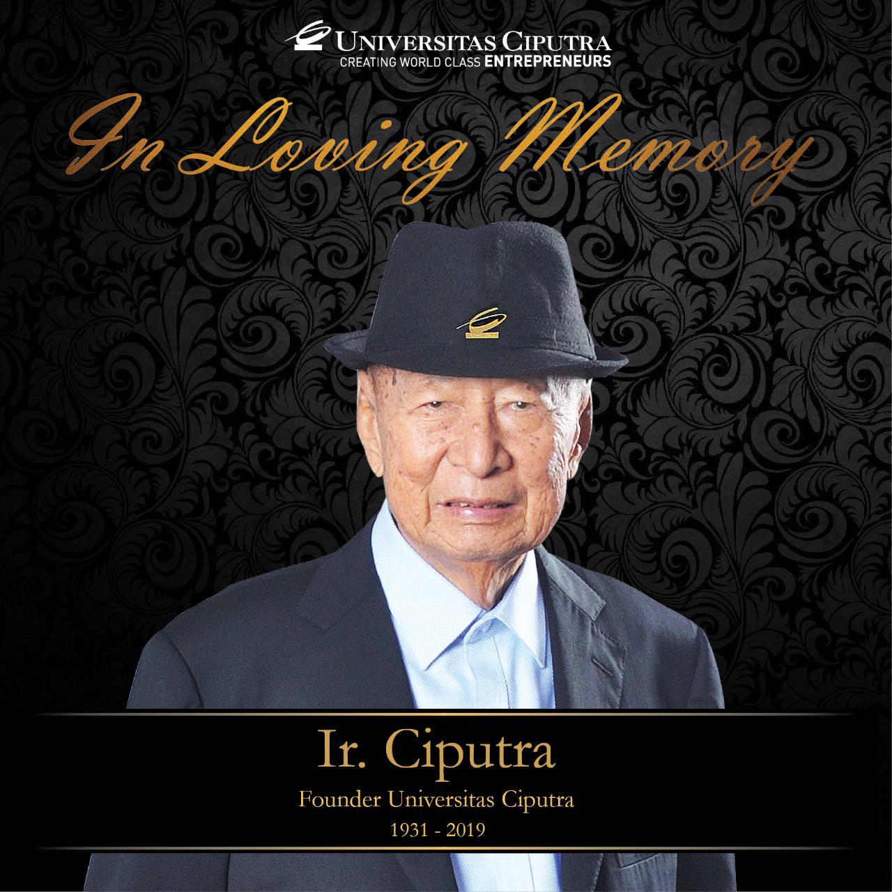 In Loving Memory Pak Ciputra - Program Studi Desain Komunikasi Visual ...