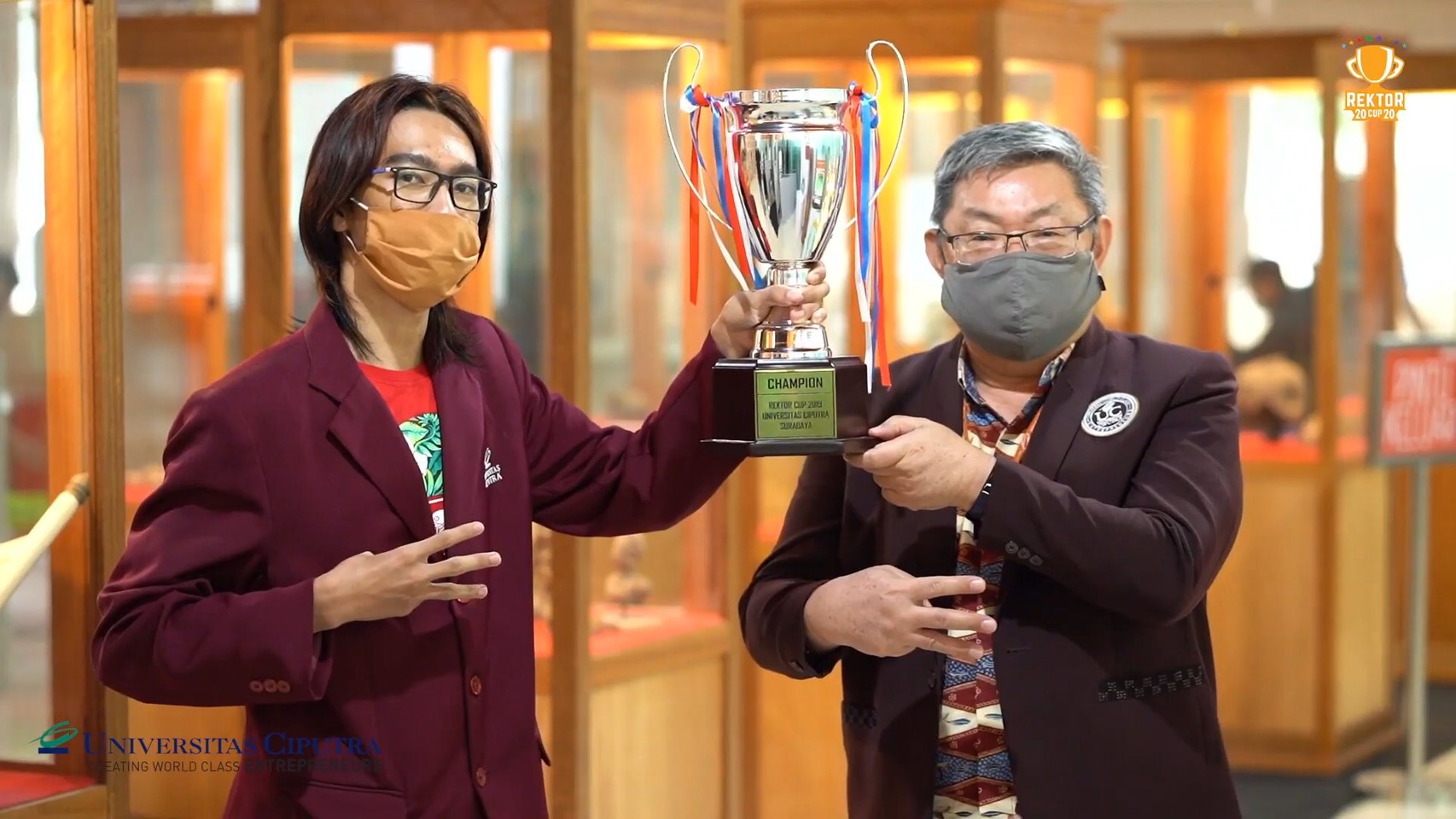 VCD Juara Umum Rektor Cup 2020 - Program Studi Desain Komunikasi Visual ...