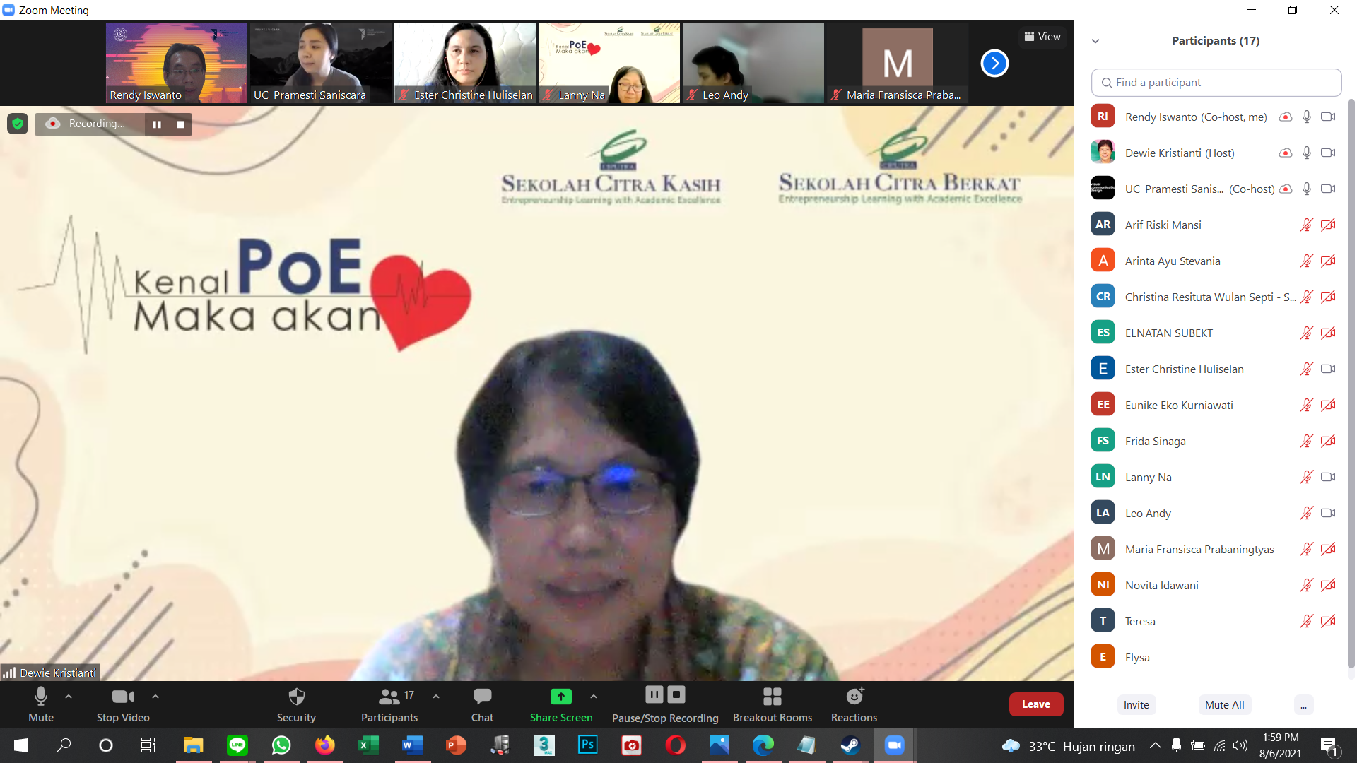 VCD UC Pada Acara Teacher Profesional Development SCB - Program Studi ...