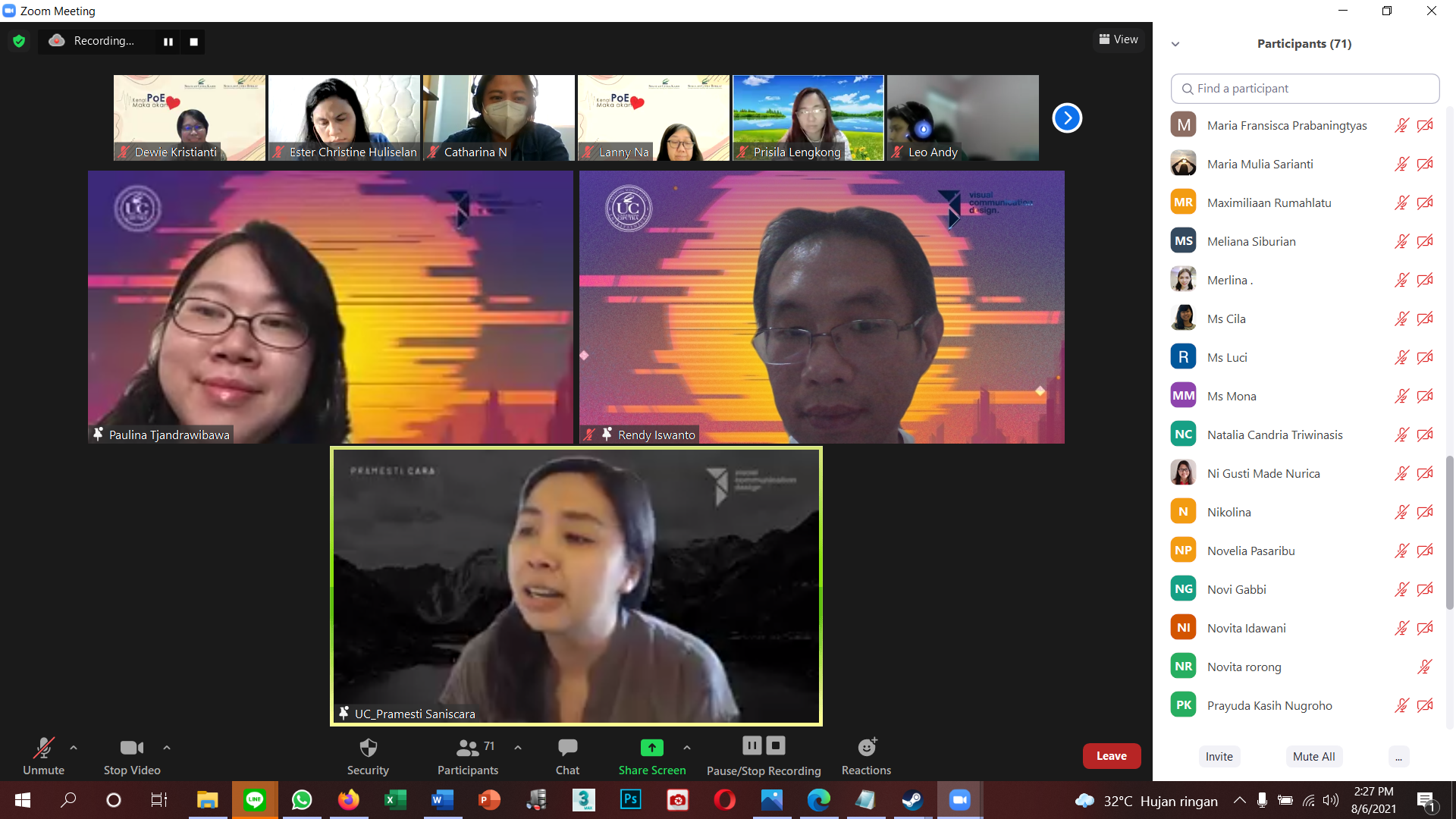 VCD UC Pada Acara Teacher Profesional Development SCB - Program Studi ...