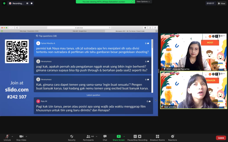 Event VCD Monospace “We The Heroes” 2021 - Program Studi Desain Komunikasi Visual Universitas ...