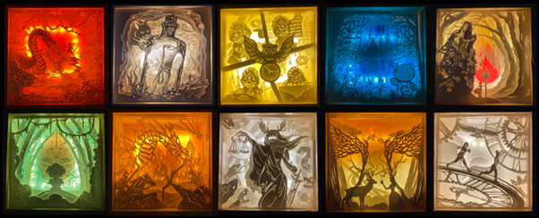 DKV Universitas Ciputra 2023: Mengeksplor Keindahan Light Box Paper ...