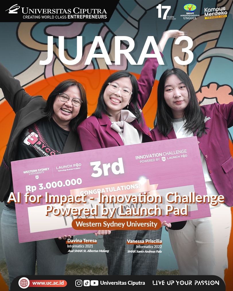 Juara 3 AI for Impact - Innovation Challenge Powered by Launch Pad ...