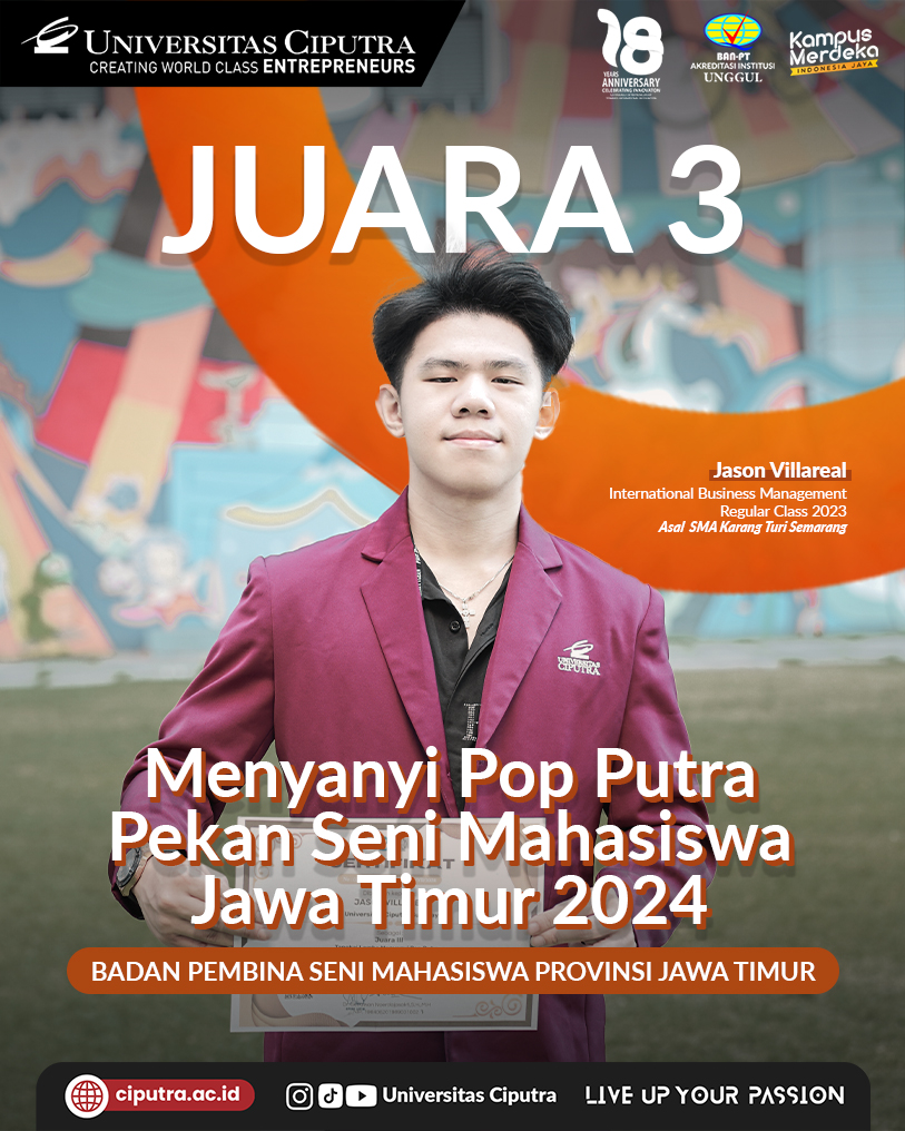 Juara 3 Menyanyi Putra Pekan Seni Mahasiswa Jawa Timur 2024 ...